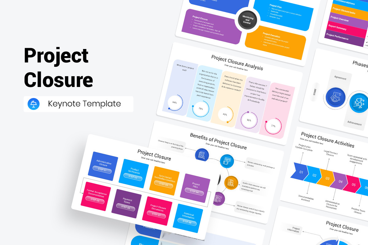 Project Closure Keynote Template | Nulivo Market