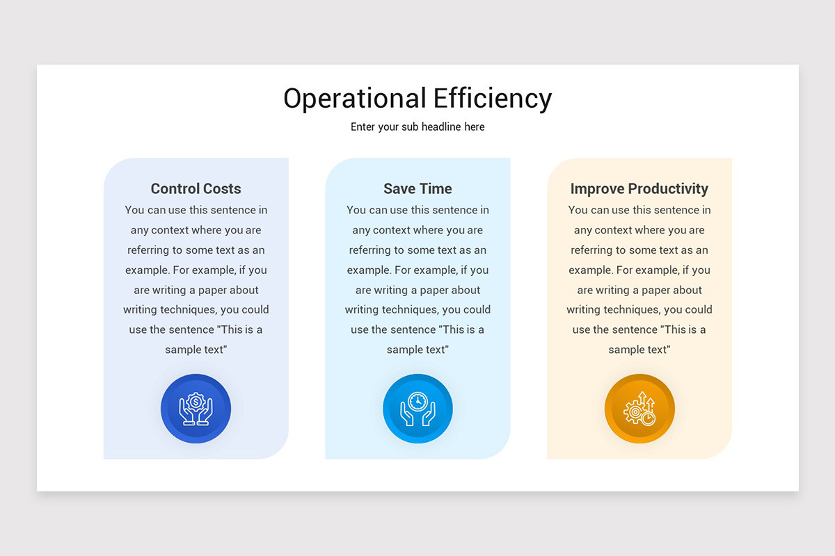 Operational Efficiency PowerPoint Template | Nulivo Market Operational Efficiency PowerPoint Template | Nulivo Market