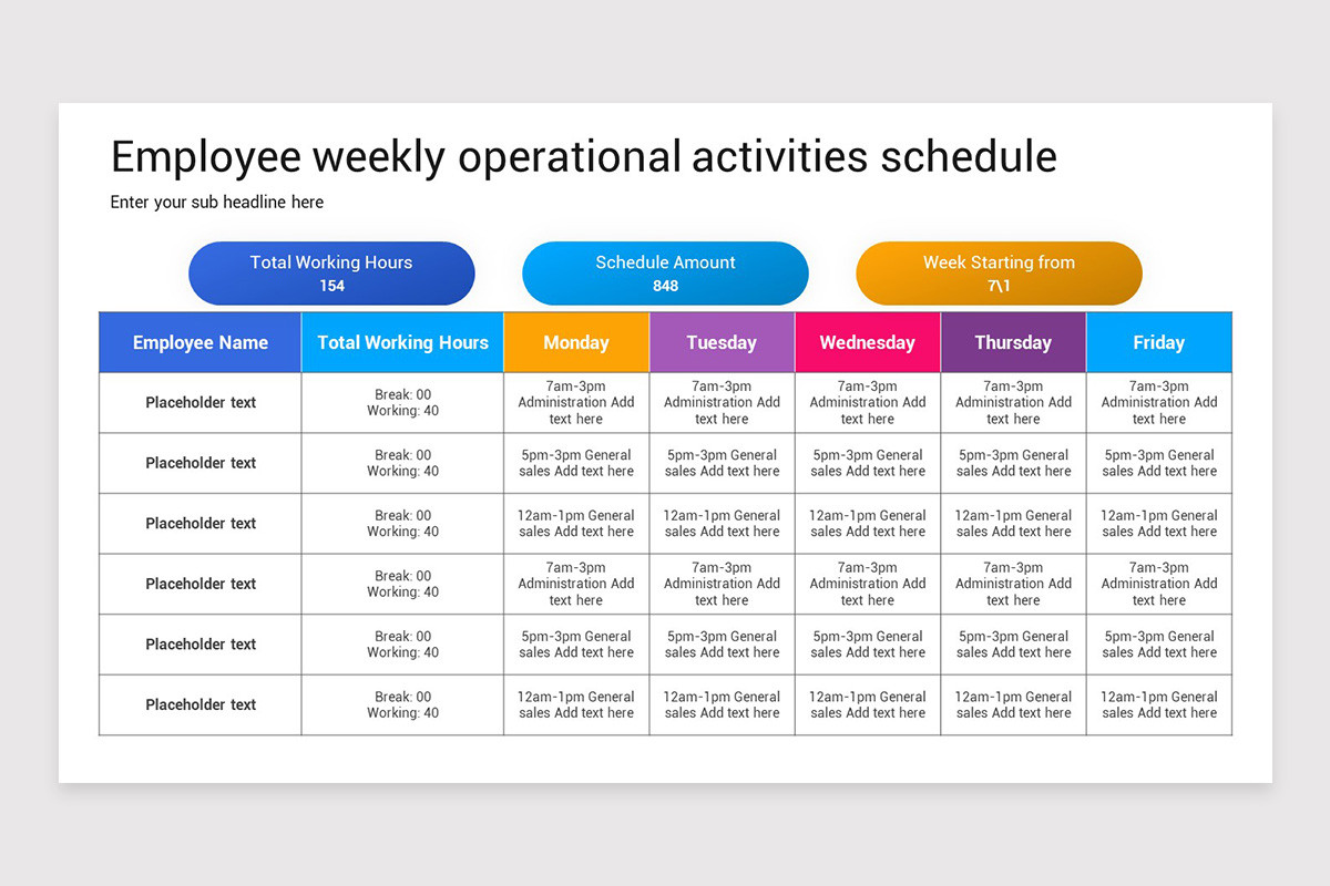 Team Operational Plan Google Slides Template | Nulivo Market