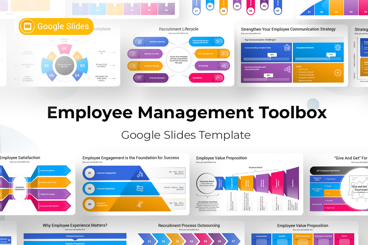 Employee Management Toolbox Google Slides Template | Nulivo Market