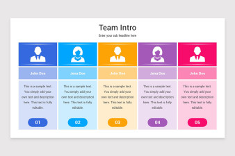 Team Introduction PowerPoint Template | Nulivo Market
