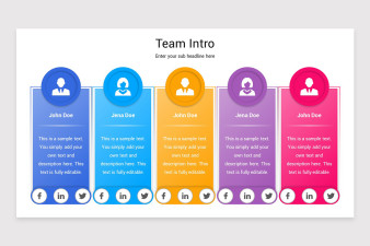 Team Introduction Keynote Template | Nulivo Market
