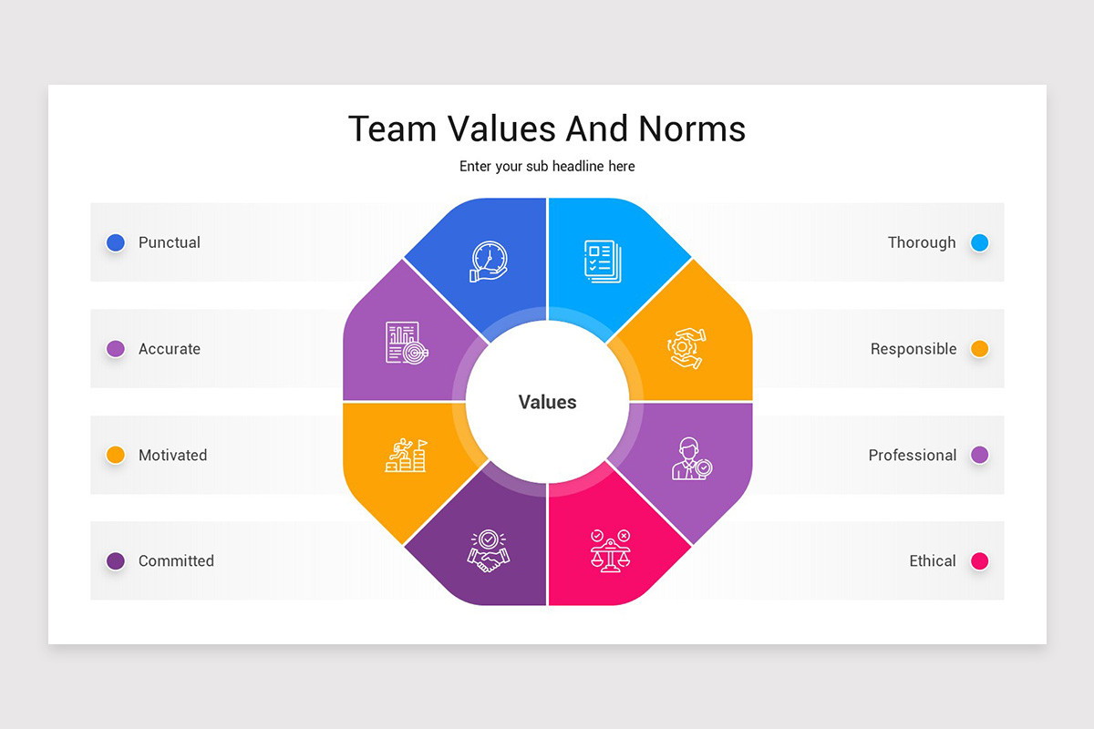 Team Values PowerPoint Template | Nulivo Market