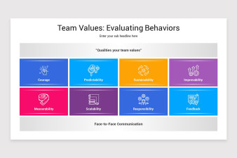 Team Values PowerPoint Template | Nulivo Market