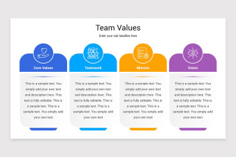 Team Values PowerPoint Template | Nulivo Market
