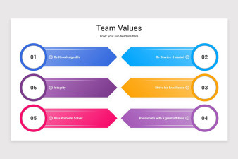 Team Values PowerPoint Template | Nulivo Market