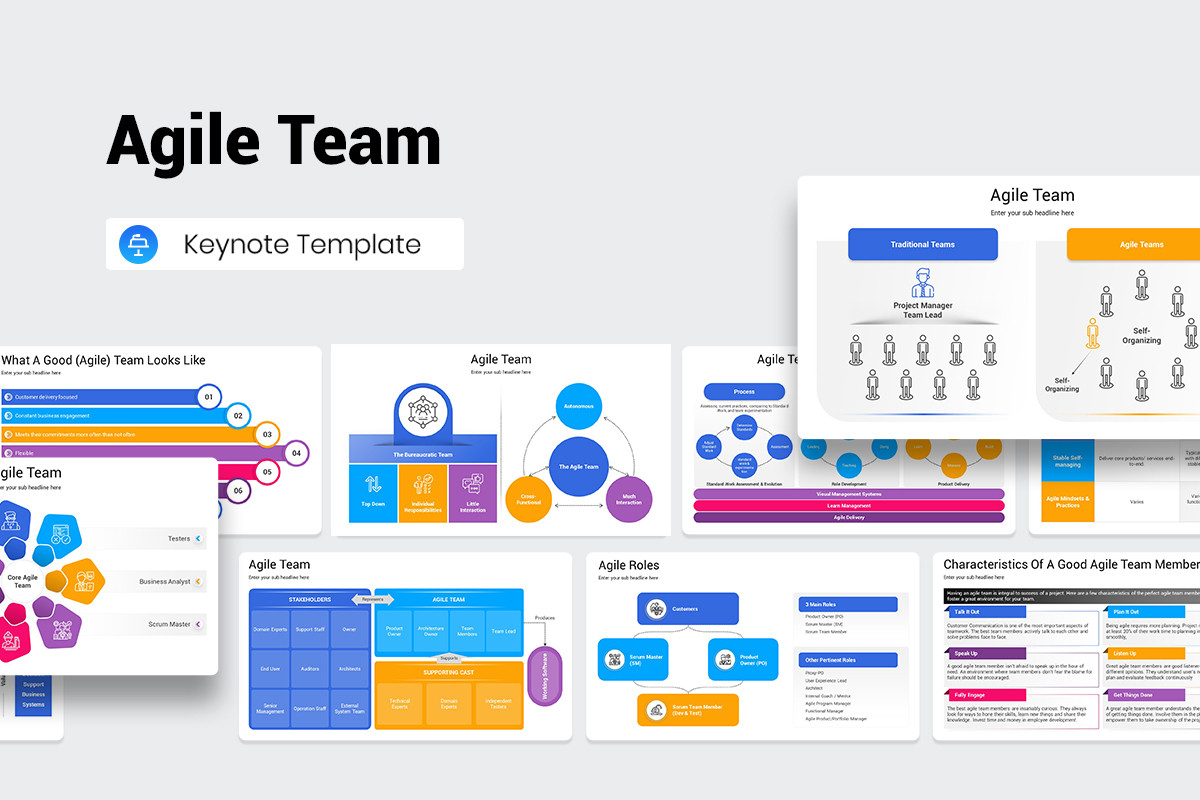 Agile Team Keynote Template | Nulivo Market