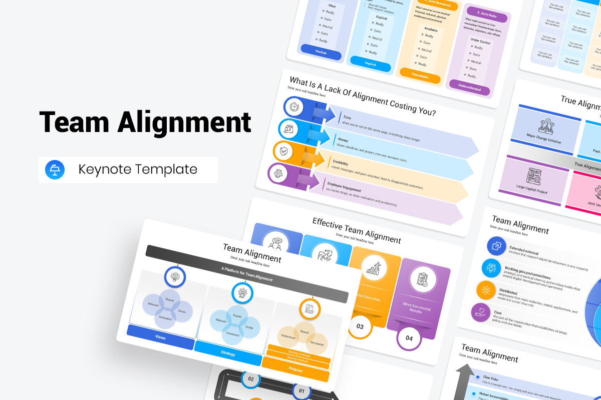 Team Alignment Keynote Template | Nulivo Market
