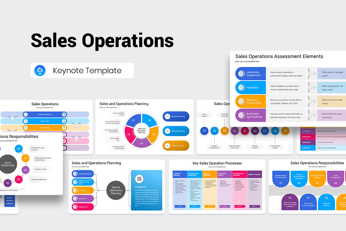 Sales Operations Keynote Template | Nulivo Market