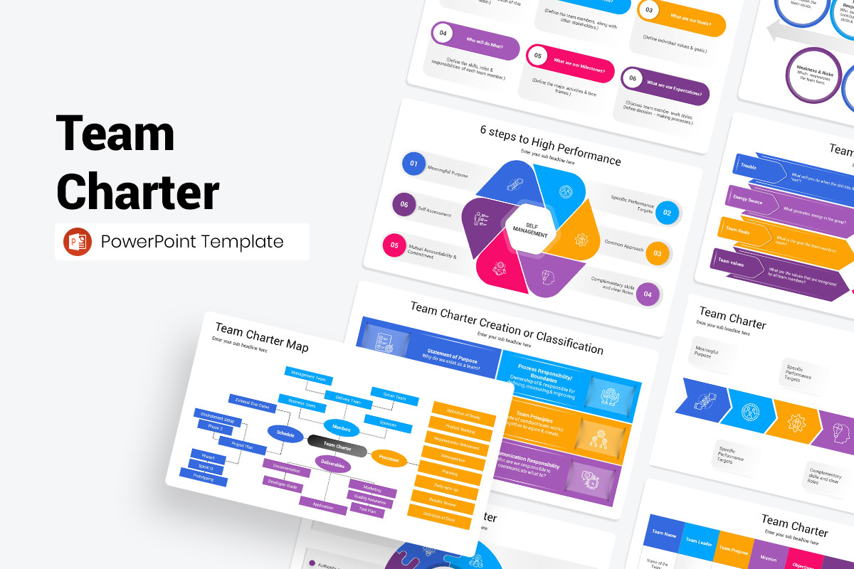 Team Charter PowerPoint Template | Nulivo Market