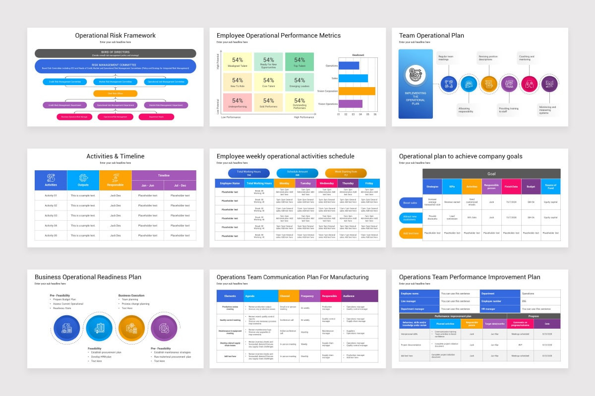 Operations Management Toolbox PowerPoint Template | Nulivo Market