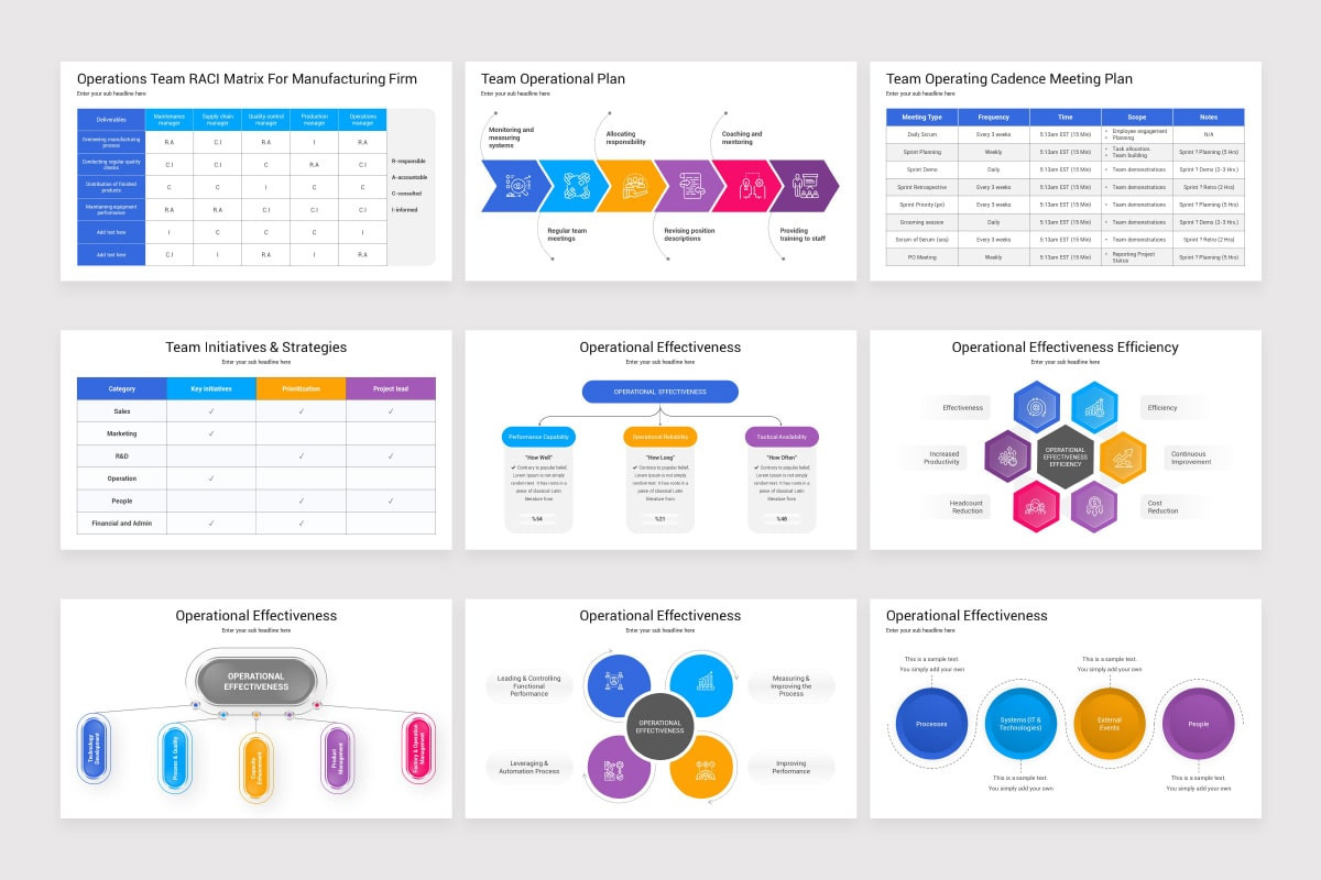 Operations Management Toolbox PowerPoint Template | Nulivo Market