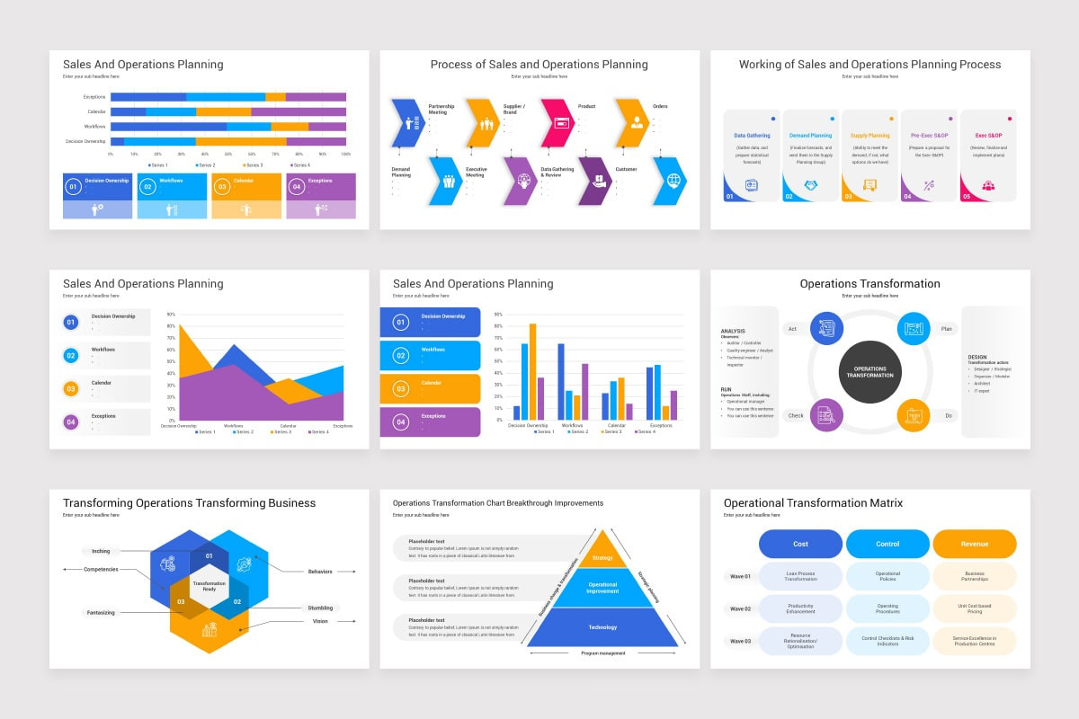 Operations Management Toolbox PowerPoint Template | Nulivo Market
