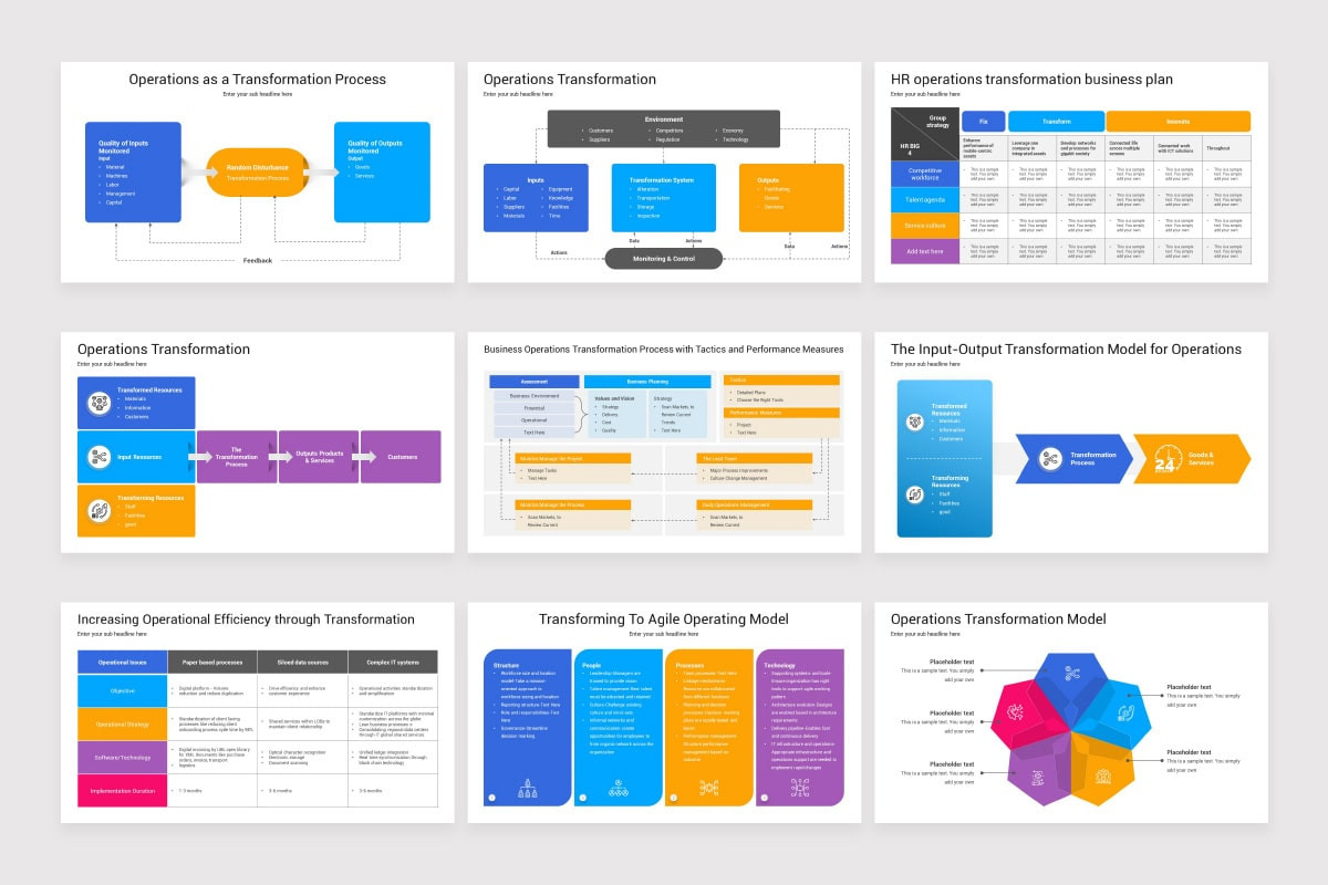 Operations Management Toolbox PowerPoint Template | Nulivo Market