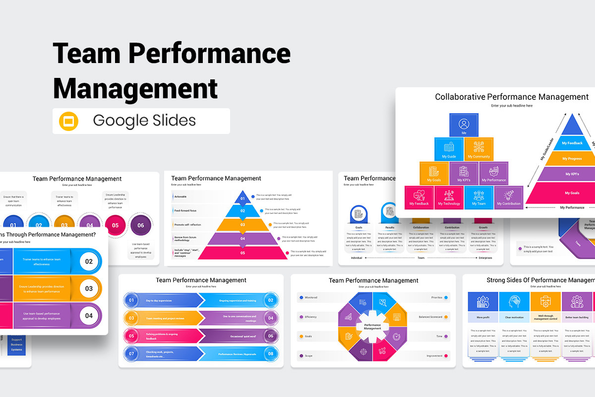 Team Performance Management Google Slides Template | Nulivo Market