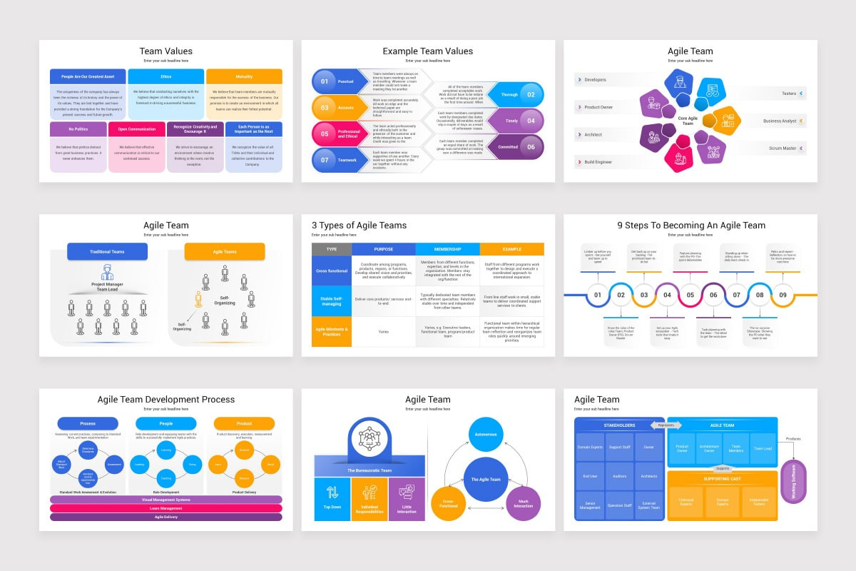 Team Management Toolbox Google Slides Template | Nulivo Market
