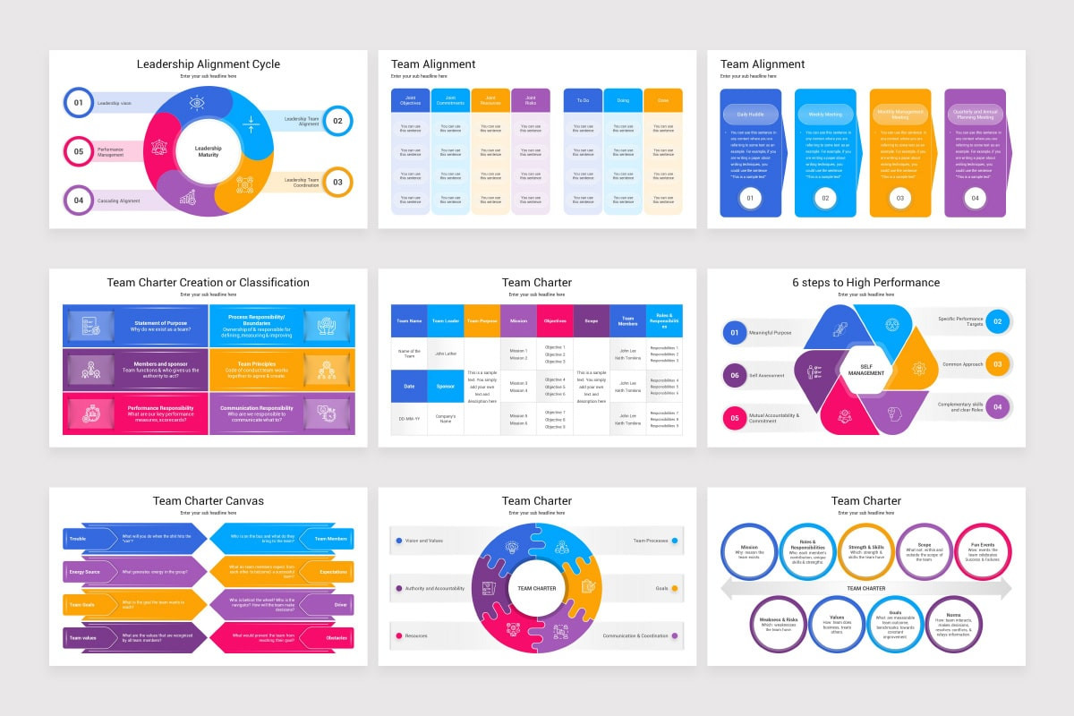 Team Management Toolbox Google Slides Template | Nulivo Market