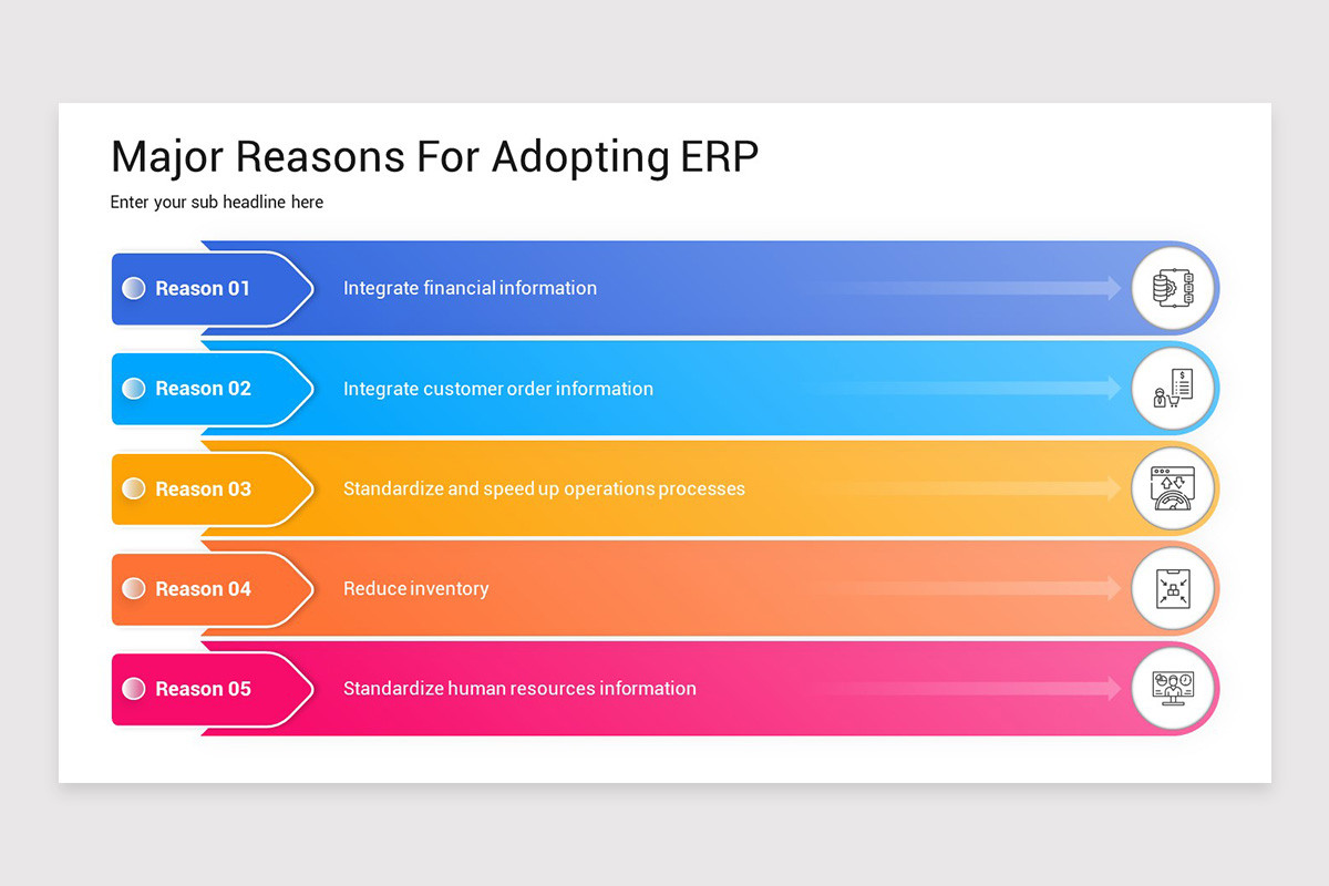 Enterprise Resource Planning PowerPoint Template | Nulivo Market