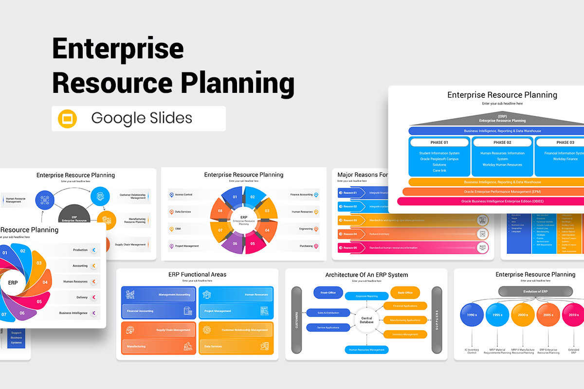 Enterprise Resource Planning Google Slides Template | Nulivo Market