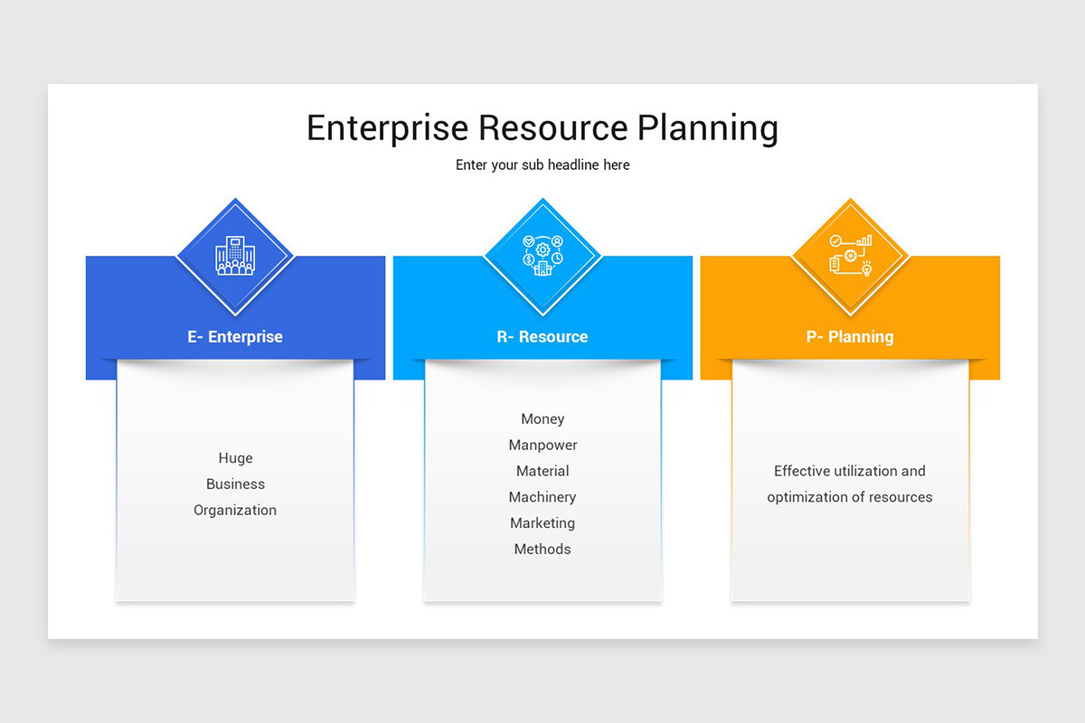 Enterprise Resource Planning Keynote Template | Nulivo Market