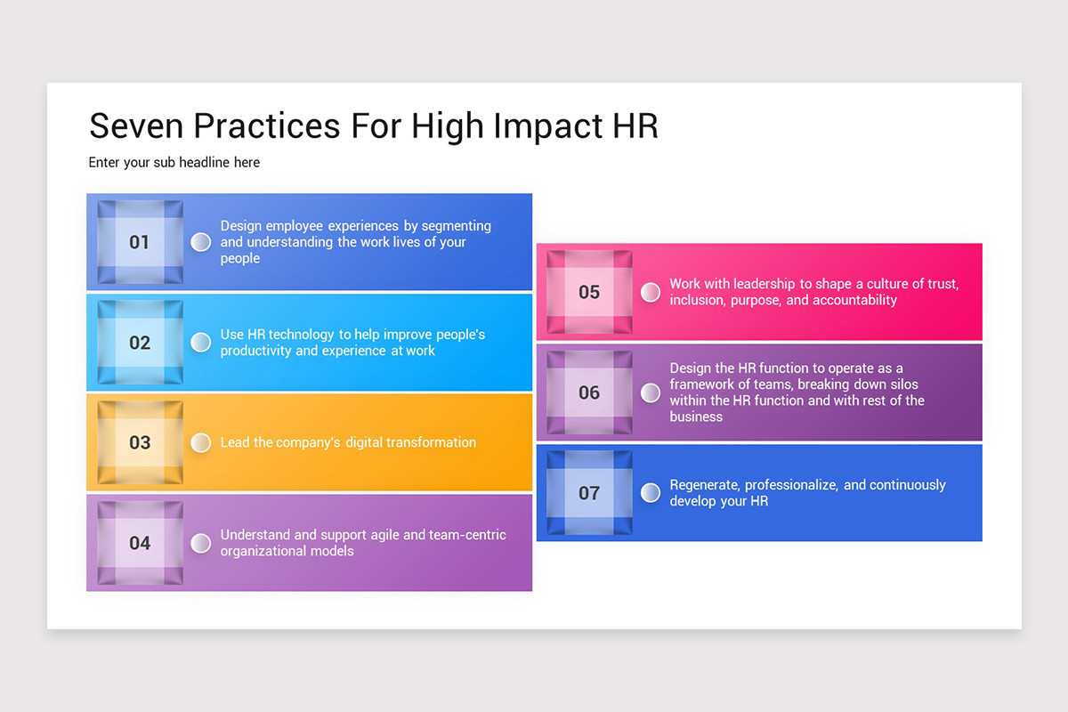 High Impact HR Google Slides Template | Nulivo Market