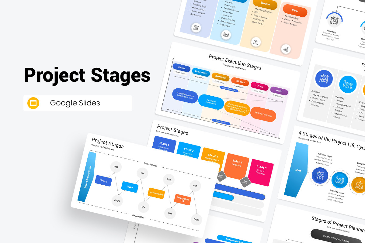 Project Stages Google Slides Template | Nulivo Market