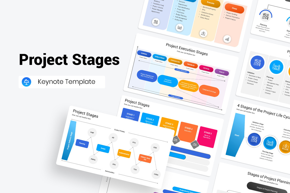 Project Stages Keynote Template | Nulivo Market