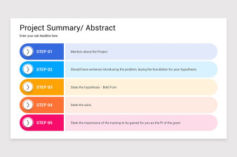 Project Summary PowerPoint Template | Nulivo Market