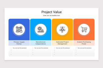 Project Value Keynote Template | Nulivo Market