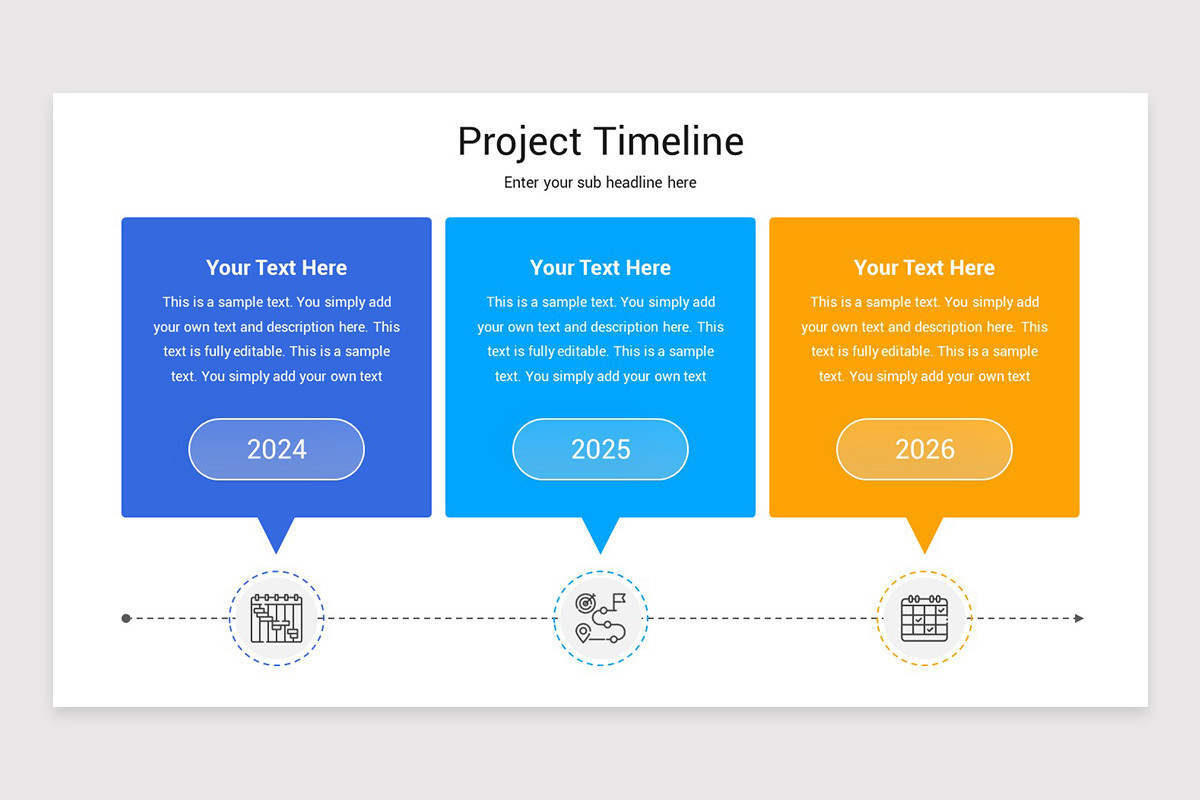 Project Timeline PowerPoint Template | Nulivo Market