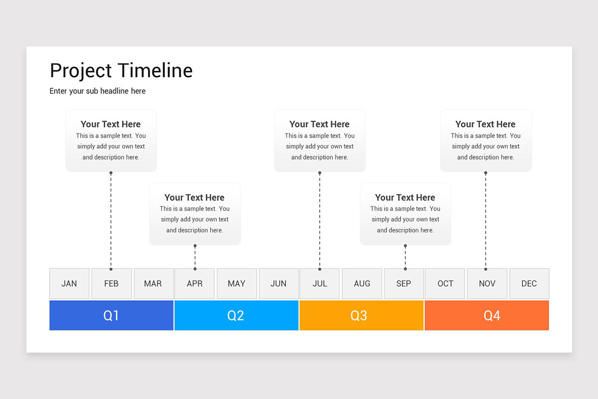Project Timeline PowerPoint Template | Nulivo Market