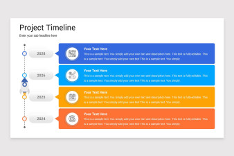 Project Timeline PowerPoint Template | Nulivo Market