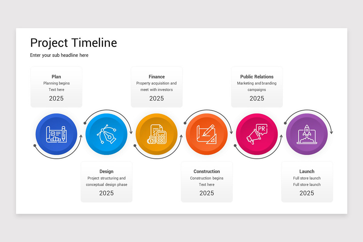 Project Timeline Keynote Template | Nulivo Market