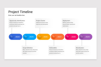 Project Timeline Keynote Template | Nulivo Market