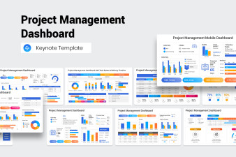 Project Management Dashboard Keynote Template | Nulivo Market