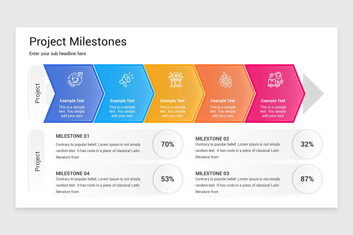 Project Milestones PowerPoint Presentation Template | Nulivo Market