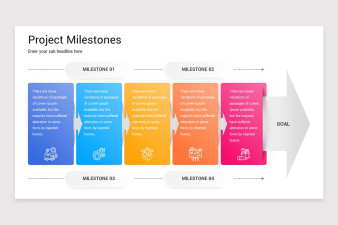 Project Milestones PowerPoint Presentation Template | Nulivo Market