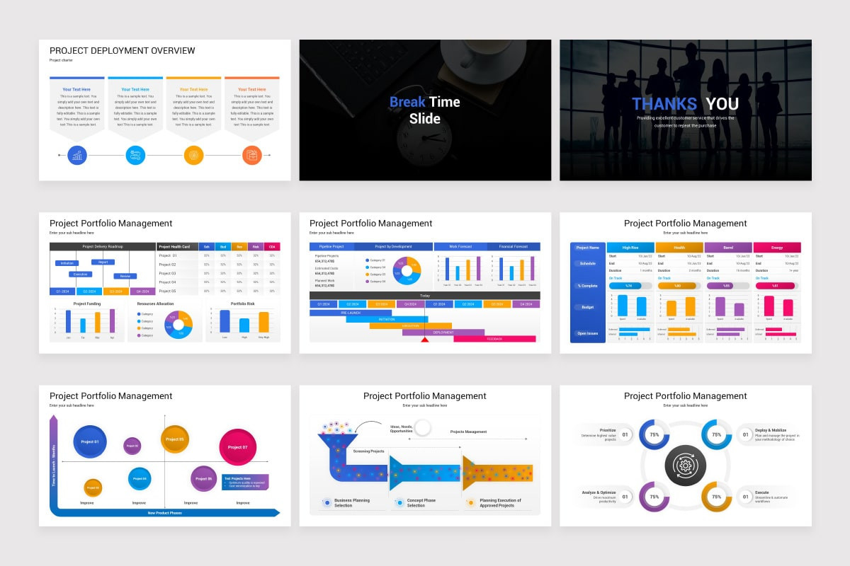 Project Management Models PowerPoint Template | Nulivo Market