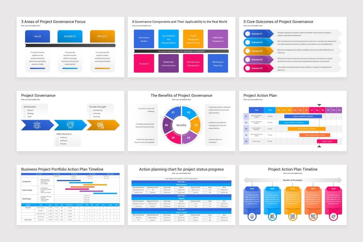 Project Management Models PowerPoint Template | Nulivo Market