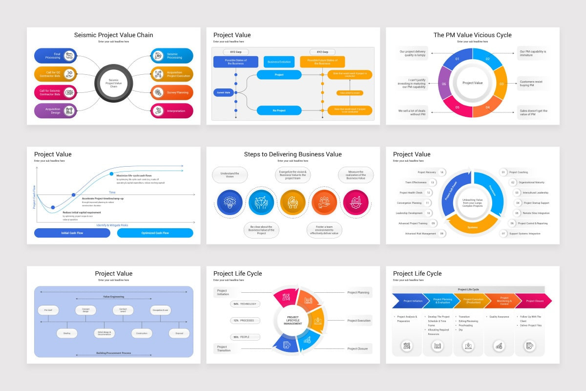 Project Management Models Keynote Template | Nulivo Market