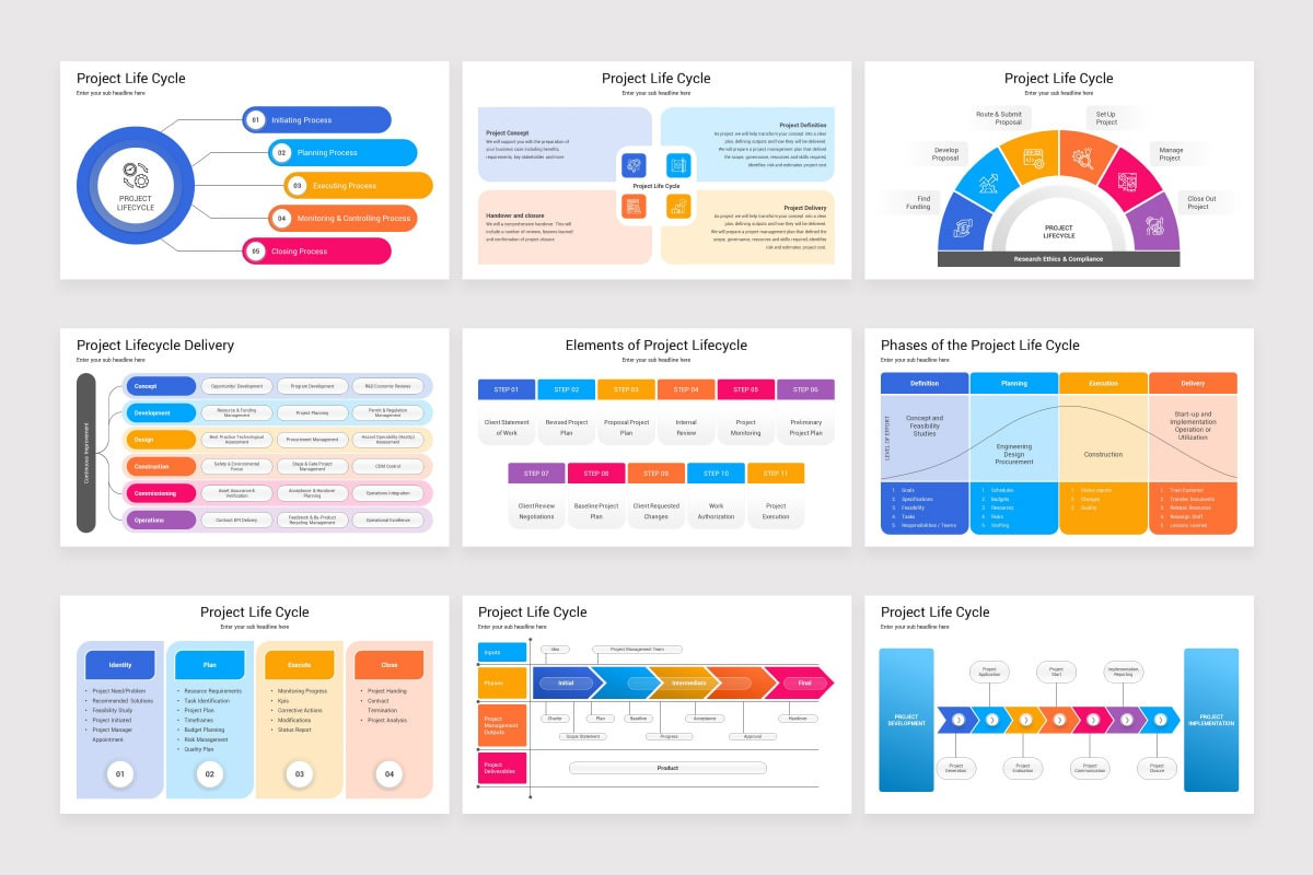 Project Management Models Keynote Template | Nulivo Market