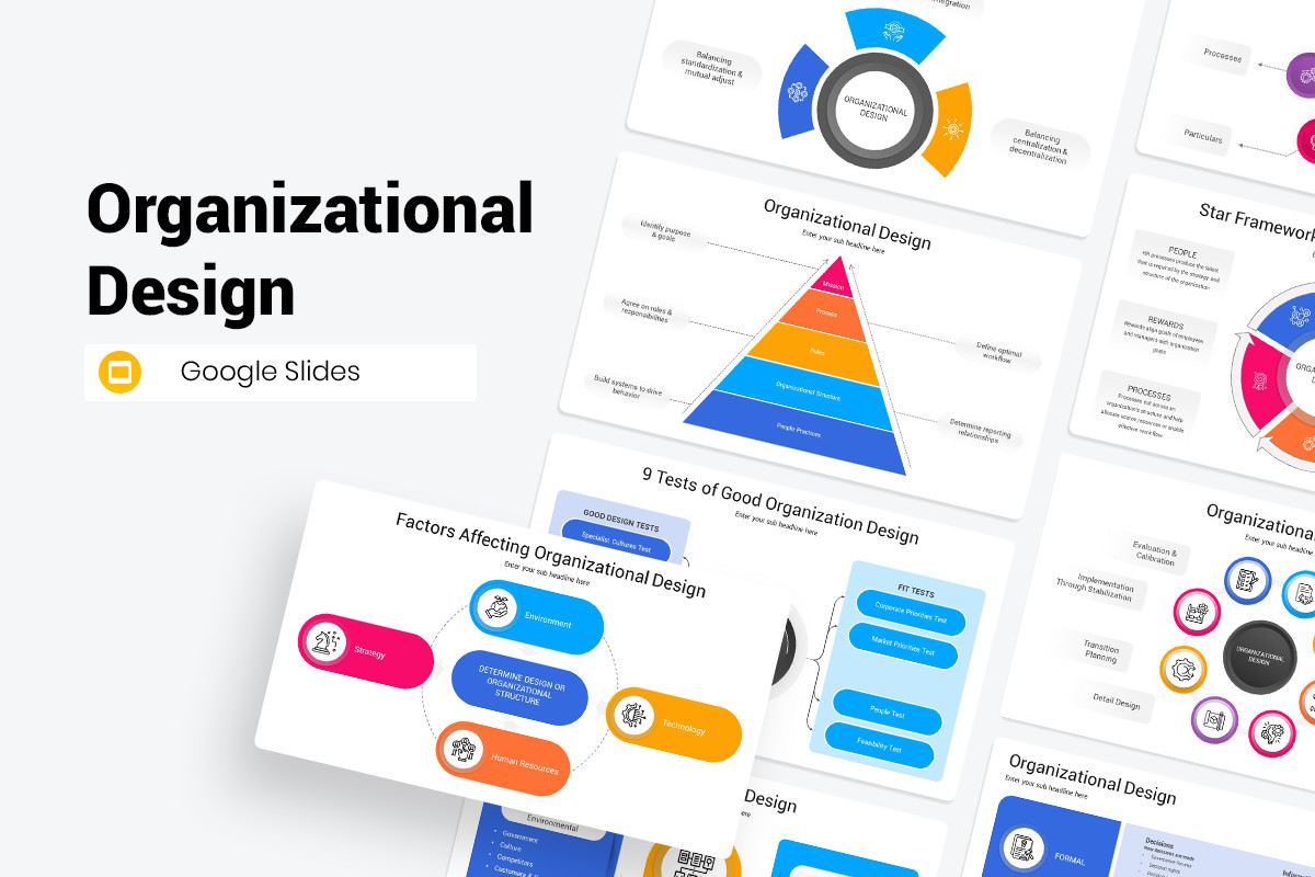 Organizational Design Google Slides Presentation Template | Nulivo Market
