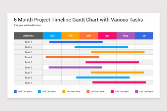 Project Gantt Chart Google Slides Template | Nulivo Market