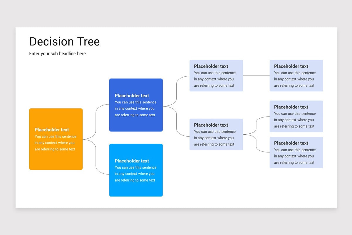 Decision Tree Google Slides Presentation Template | Nulivo Market