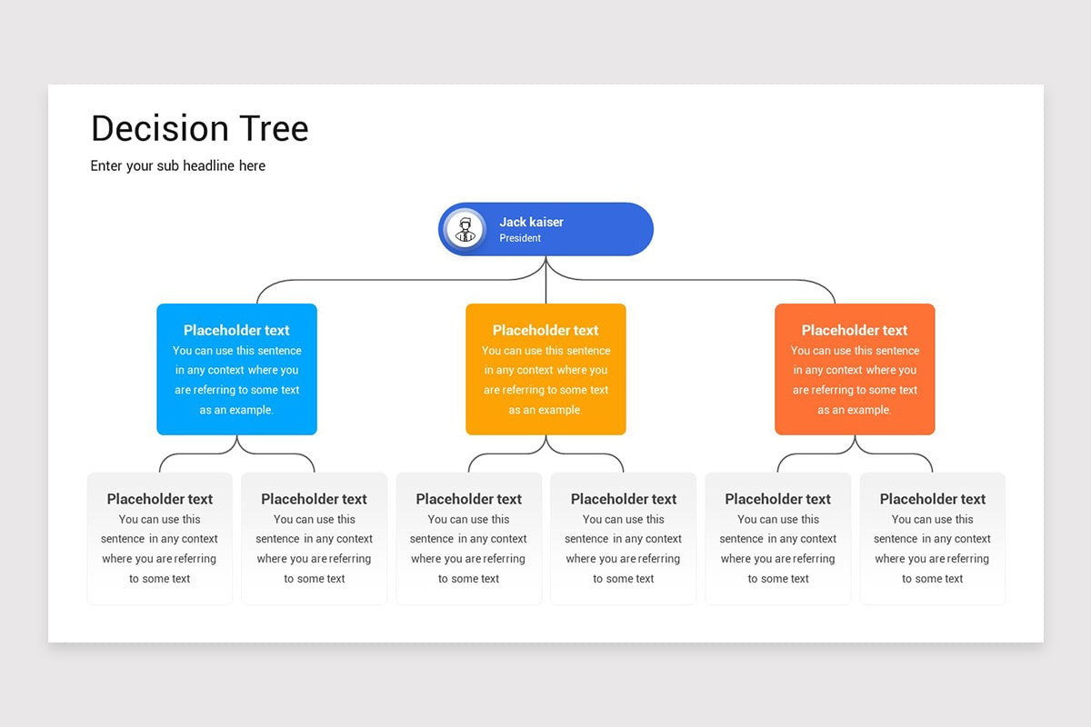 Decision Tree Keynote Presentation Template | Nulivo Market