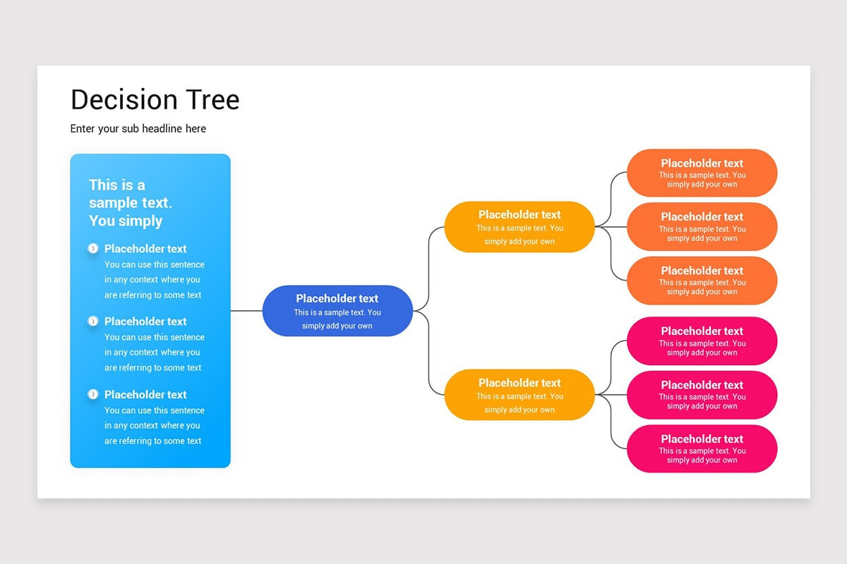 Decision Tree Keynote Presentation Template | Nulivo Market