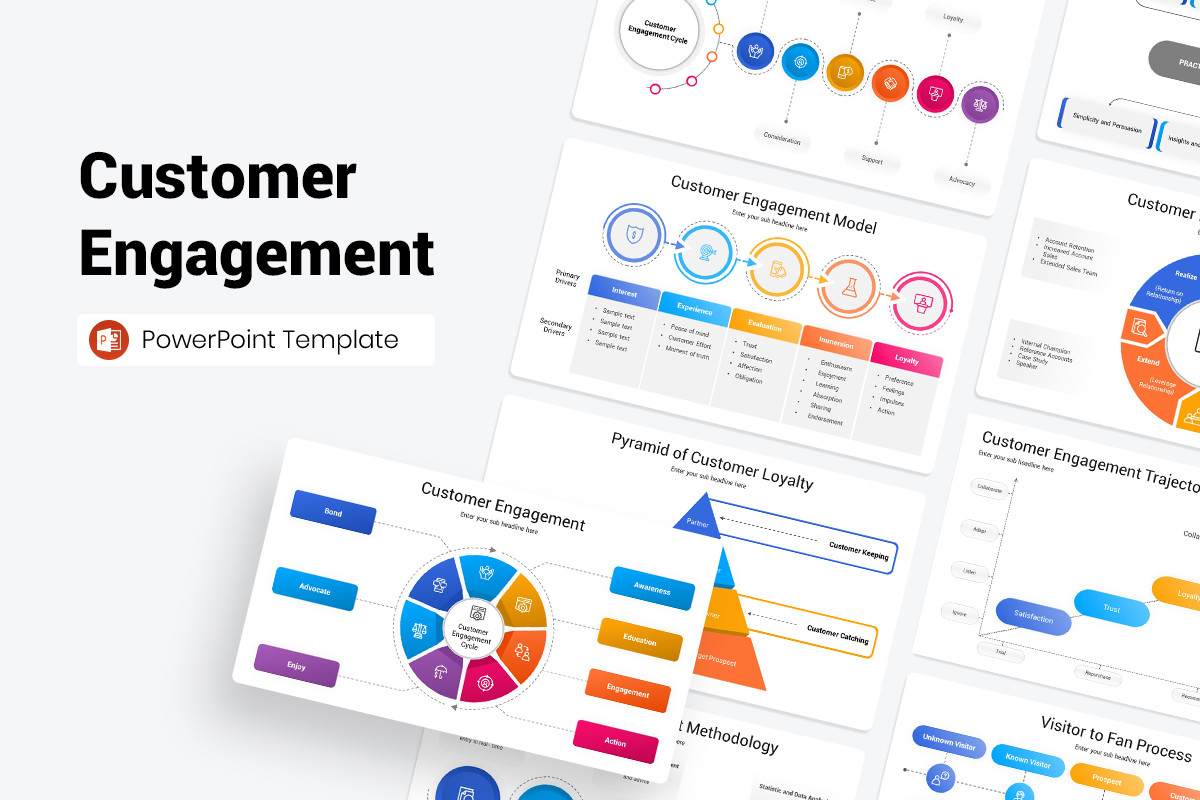 Customer Engagement PowerPoint Template | Nulivo Market