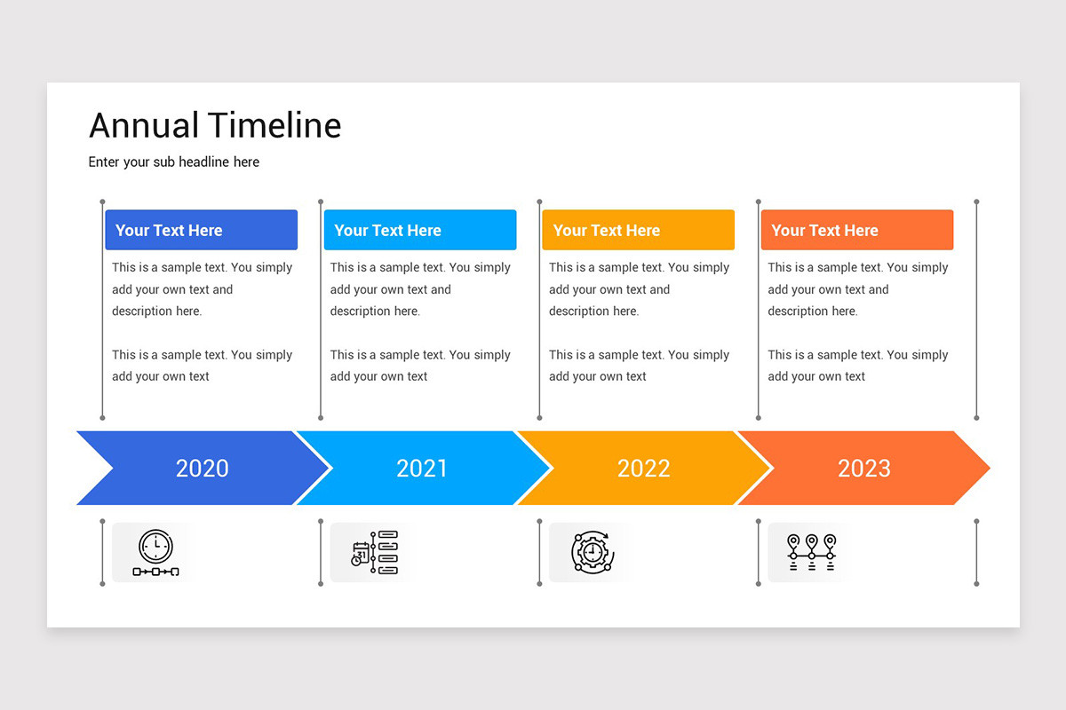 Annual Timeline Presentation Google Slides Template | Nulivo Market