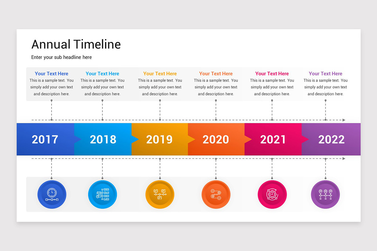 Annual Timeline Presentation Google Slides Template | Nulivo Market