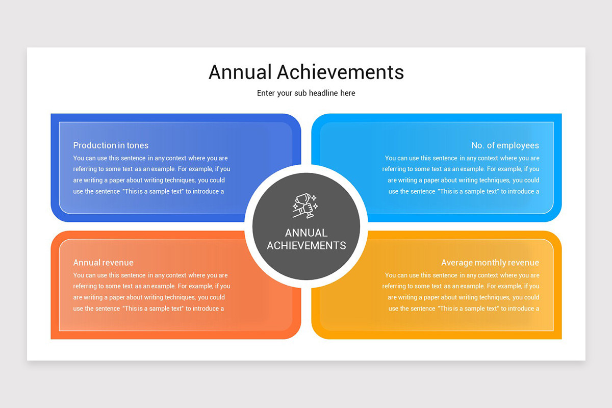 Annual Goals Models PowerPoint Template | Nulivo Market